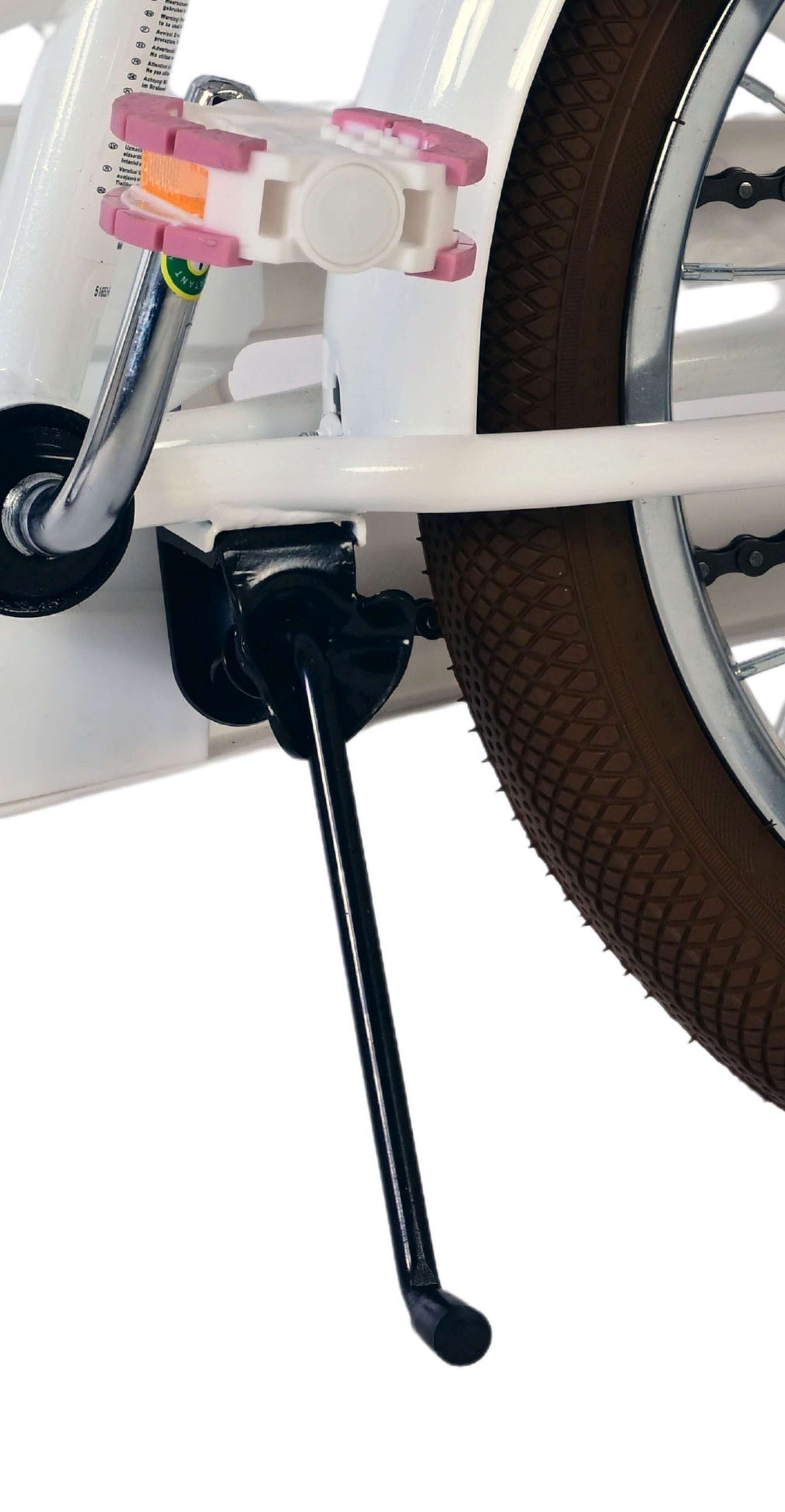 Volare Blossom Kinderfiets - Meisjes - 16 inch - Wit